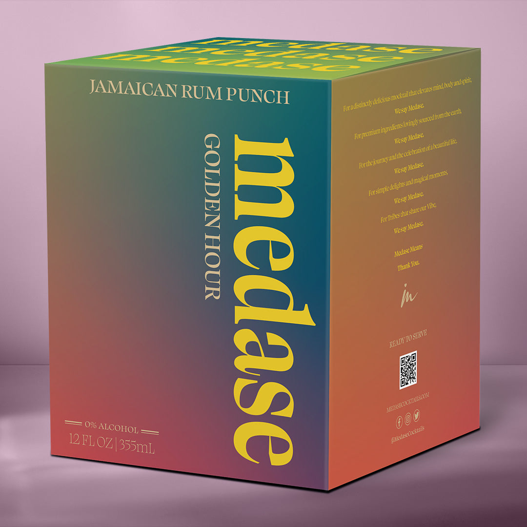 GOLDEN HOUR JAMAICAN RUM PUNCH (4 pack) – Medase