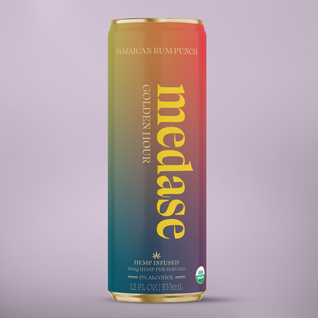 GOLDEN HOUR JAMAICAN RUM PUNCH (4 pack) + HEMP INFUSED – Medase