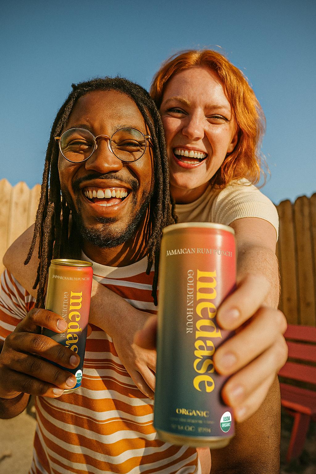 GOLDEN HOUR JAMAICAN RUM PUNCH (4 pack) + HEMP INFUSED – Medase